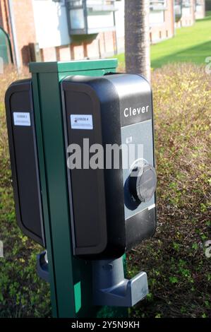 Copenhagen/ Denmark/22 Septembver 2024/ Clever charge station in ...
