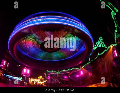 20240921, Oktoberfest 2024, Theresienwiese Muenchen, im Bild: Karussell ...