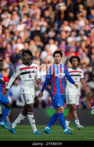 Daichi Kamada of Crystal Palace FC in action during the UEFA Conference ...