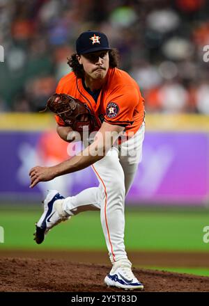Houston Astros pitcher Bryan King poses during photo day at the team's training facility during ...