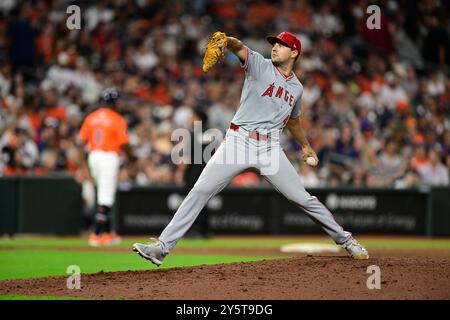 Los Angeles Angels' Brock Burke plays during a baseball game Sunday ...
