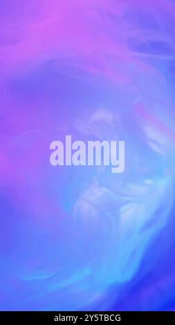 Ink mist. Swirl blue vapor. Defocused color glitter cloud splash ...