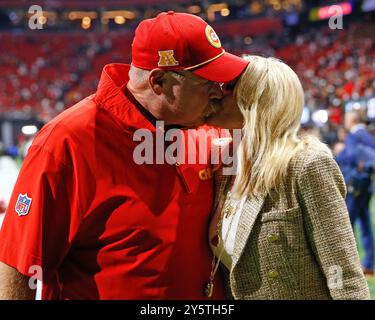 Tammy Reid, wife of Kansas City Chiefs head coach Andy Reid, stands on ...