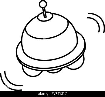 Black alien icon isometric vector. Space character. Planet comic Stock ...