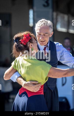 1940s style dancers dancing to big band music Stock Photo - Alamy