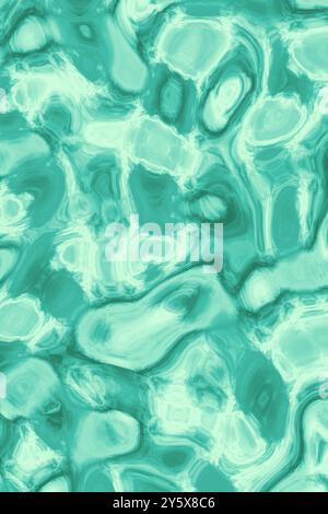 Marble blue and green abstract background in sea style. Liquid wave ...