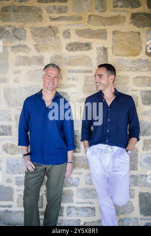 Ralf Schumacher with partner Etienne Bousquet-Cassagne at the Sky ...
