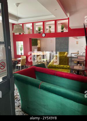 The inside of the Saracen's Head pub on Dunstable High Street following ...
