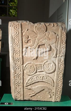 Pictish stones on display at Meigle Sculptured Stone Museum, Meigle ...