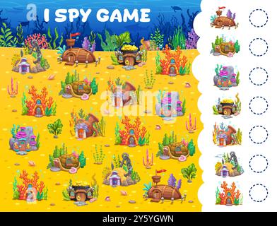 Under the sea maze for kids with turtle, whale, shark, bass, parrotfish ...