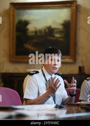 Deputy chief constable Jane Connors during the launch of the roll out ...