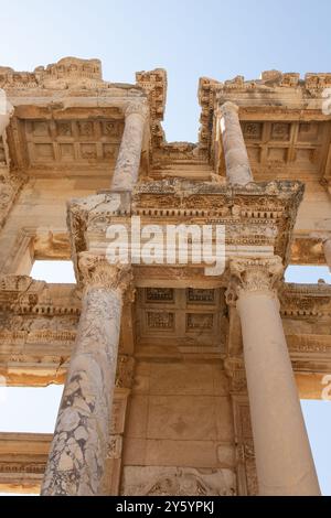 August 2024 -Ephesus, Turkey: Efeso archaeological site, the ancient ...