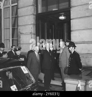 SOUTH AFRICAN PREMIER HENDRIK VERWOERD WITH WIFE IN LONDON/ 10 MARCH ...