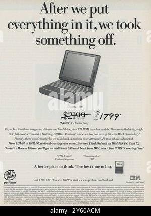 Vintage "Time" Magazine 15 September 1997 issue advert, USA Stock Photo ...