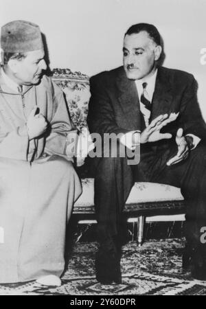 PRESIDENT NASSER AND KING MOHAMMED V IN THE VALLEY OF THE KINGS 14 ...