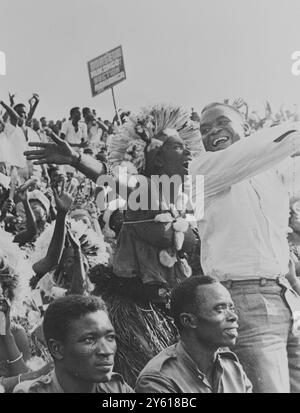 INDEPENDENCE CELEBRATIONS IN BELGIAN CONGO 4 JULY 1960 Stock Photo - Alamy