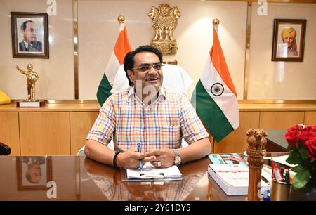 NEW DELHI, INDIA - SEPTEMBER 23: Child actor Treesha Thosar arrives on ...
