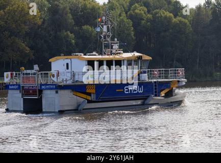 Hochdonn, Germany, September 23, 2024: The vessel Impulse, a unique ...