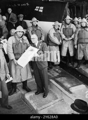 Ceremony of the Penlee Lifeboat Awards - only awarded for exceptional ...