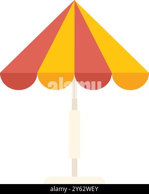 Sun and umbrella icon. icon related to sun protection and relaxation ...
