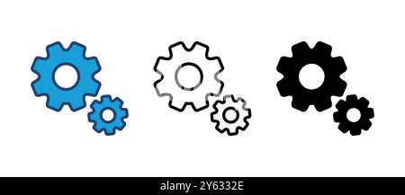 Setting Icon Vector. Cog Settings Icon Symbol Stock Vector Image & Art ...