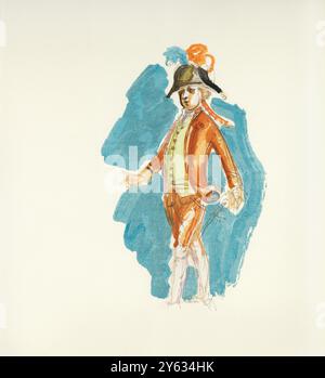 Costume design for the opera Così fan tutte by Wolfgang Amadeus Mozart ...