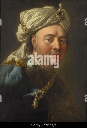 Portrait of Count Gustav Adolf von Gotter in a Turban, 1730. Found in ...