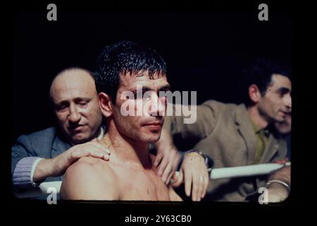 Madrid, 29/01/1970. Miguel Velázquez is proclaimed European lightweight ...