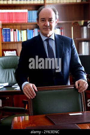 Madrid, 06/13/2019. Interview with the president of the Tsjm, Celso ...