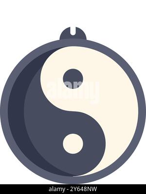 Yin Yang Symbol of Balance. A yin yang or yin-yang symbol representing ...