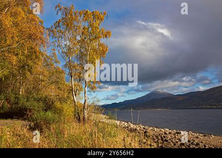 Schiehallion, mountain, Grampian Mountains, Loch Rannoch, Breadalbane ...