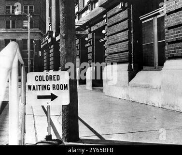 Racial Segregation USA "Colored Waiting Room" Racial Segregation ...