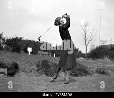 The Ladies foursomes golf match at the Worplesdon Golf Club . With ...