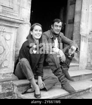 Geraldine Chaplin , daughter of Charles Chaplin shares a step seat with ...