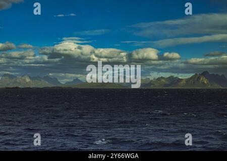 Loften Islands, Norway, 12th September, 2024 Approaching the southern ...