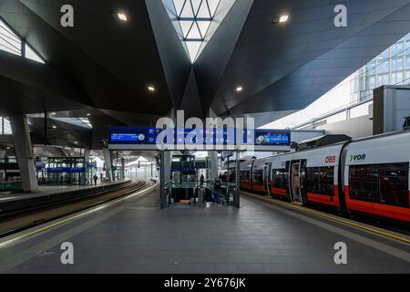 Vienna at central station Stock Photo - Alamy