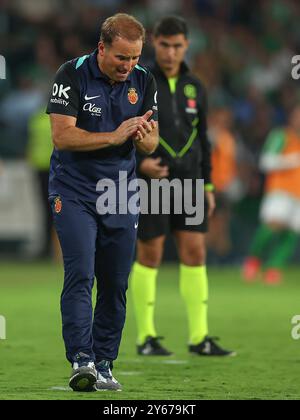 RCD Mallorca head coach Jagoba Arrasate during the La Liga EA Sports ...
