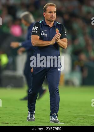 RCD Mallorca head coach Jagoba Arrasate during the La Liga EA Sports ...