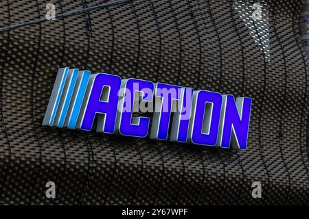 Action store logo. Action is a supermarket food and non-food shop ...