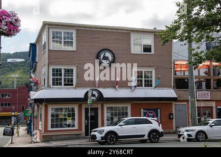 Newfoundland Embassy pub on New Gower Street in downtown St. John's ...