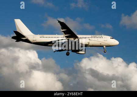 Amelia Airline Airlines Operated Commercial Airbus A320 Plane Aircraft ...
