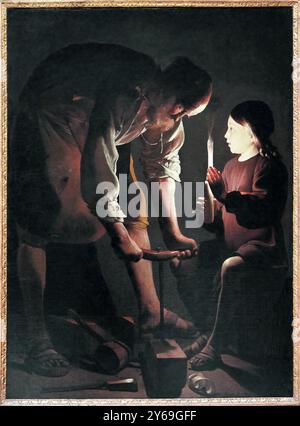 Saint Joseph, the Carpenter. Museum: Musee du Louvre, Paris. Author ...