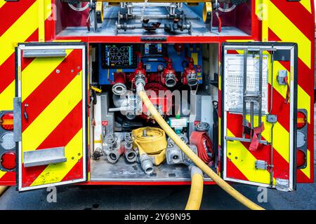 A Working Fire Engine, Lewes, East Sussex, UK Stock Photo - Alamy