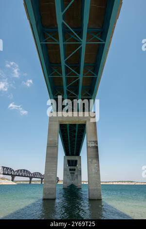 US Highway 90 Bridge by Amistad National Recreation Area, Texas Stock ...