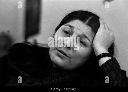 Argentine folklore singer Mercedes Sosa (born Haydee Mercedes Sosa ...