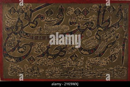 Shikastah script, a calligraphic style of Persian handwriting, is ...