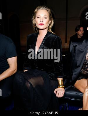 Kate Moss attends the Yves Saint Laurent Fall/Winter 2024-2025 ready-to ...
