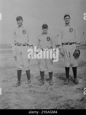 Bun Troy, Donie Bush, and Will 'Fred' House, notable baseball players ...