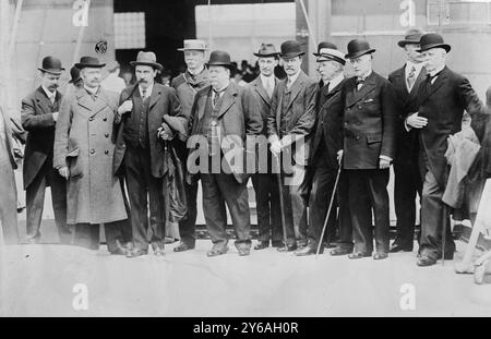 British Peace delegates, 1913. Shows British members of the Anglo ...