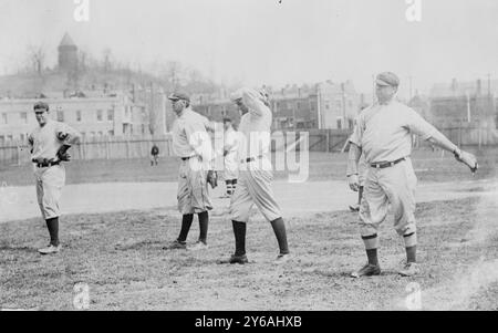 Pitchers Harry McIntire, Cyrus "Cy" Dahlgren, Joe McManus, Mordecai "3 ...